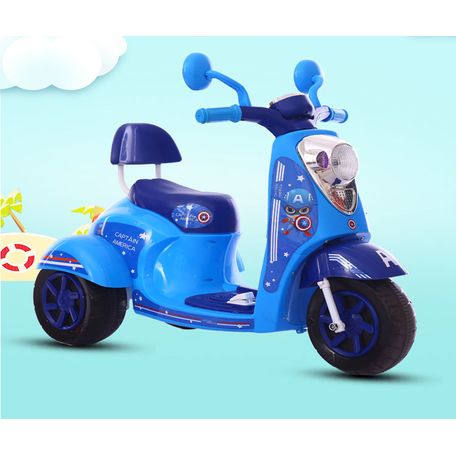 Xe Máy Điện Trẻ Em Công Chúa Elsa - Mèo Hello Kitty - Captain America